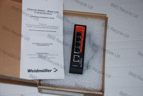 BMS Recycle Ltd - Weidmuller-IE-SW-BL05-5TX-Ethernet-Switch